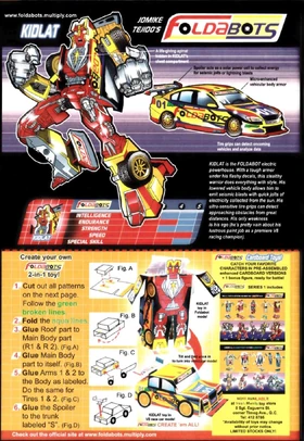 Kidlat/Kidlat (2008) | Foldabots Wiki | Fandom