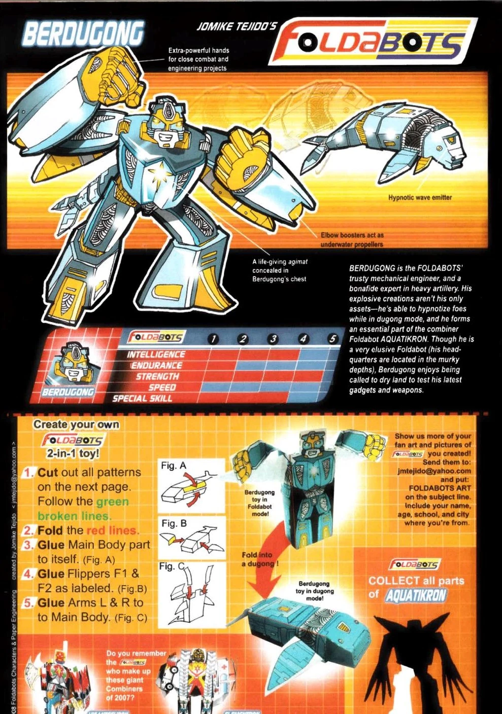 Berdugong/Berdugong (2008) | Foldabots Wiki | Fandom
