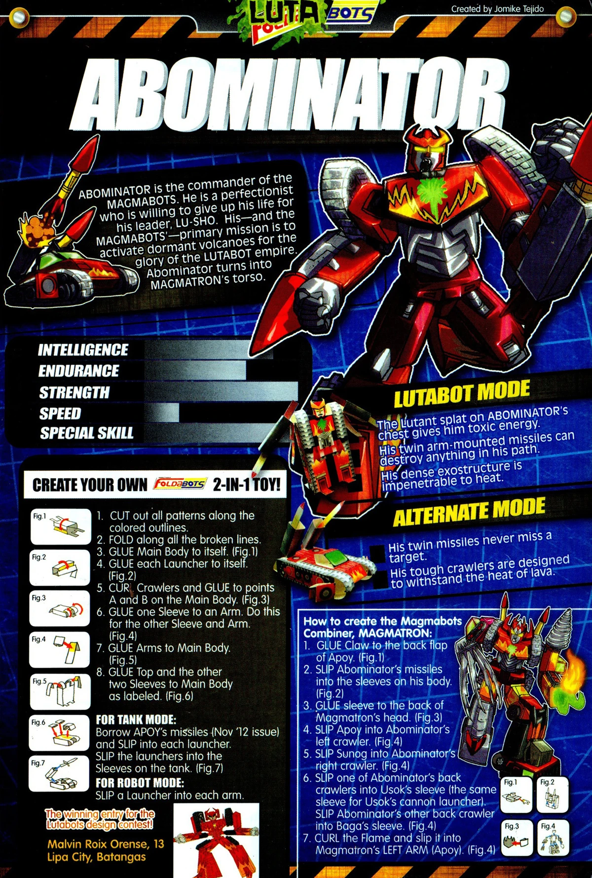 Abominator | Foldabots Wiki | Fandom