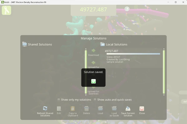 Download solution bug workaround | Foldit Wiki | Fandom