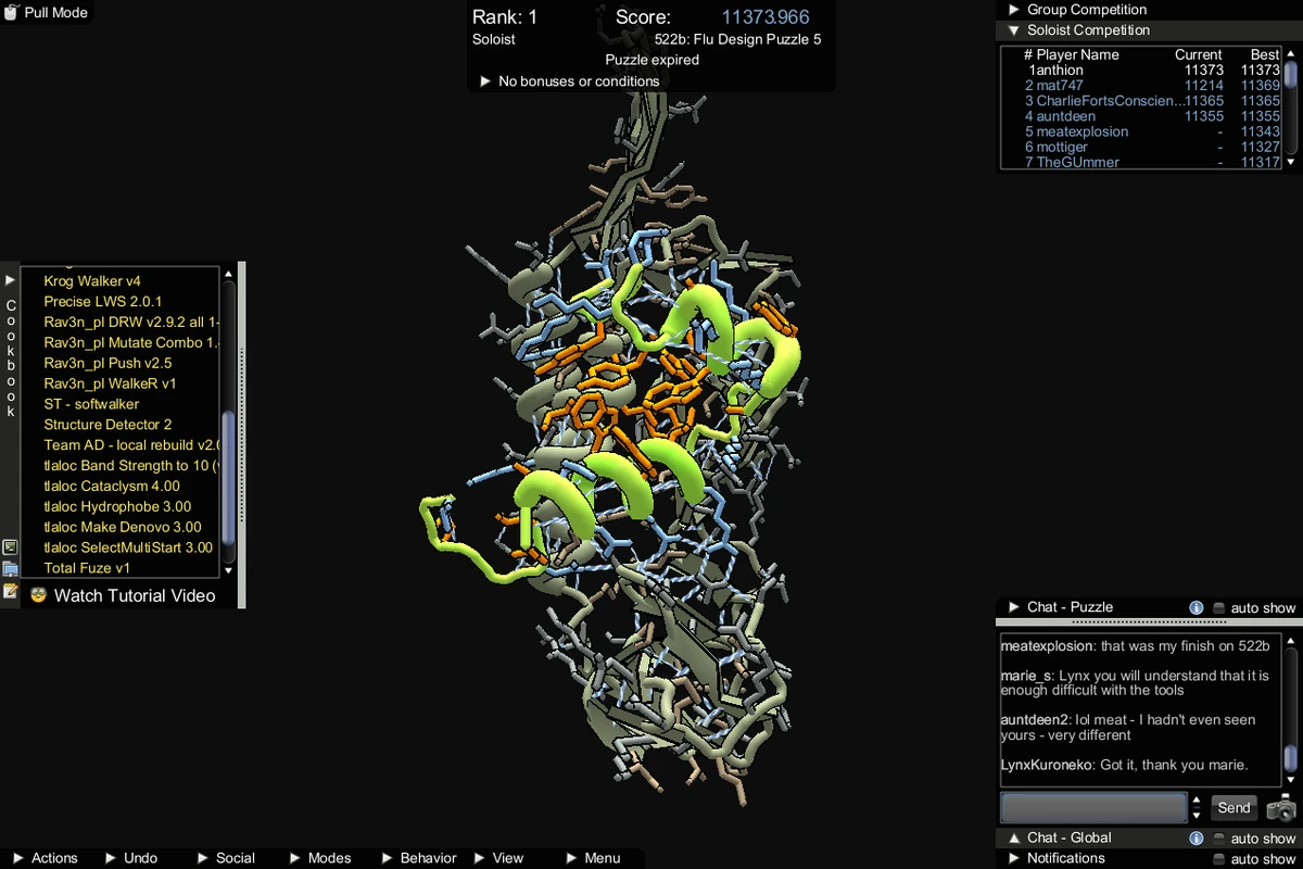 Puzzle 522 | Foldit Wiki | Fandom