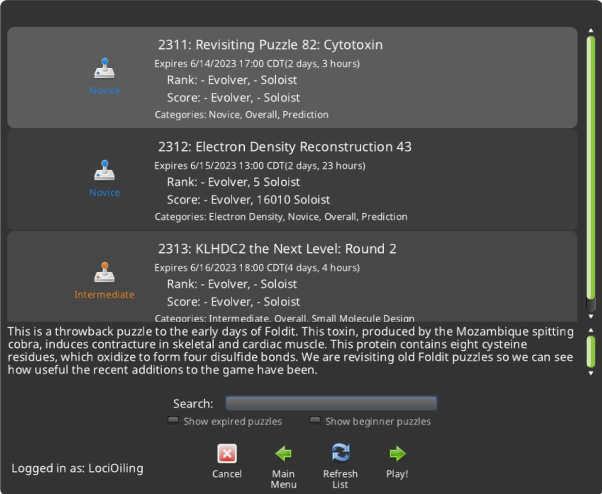 Foldit 2023 | Foldit Wiki | Fandom