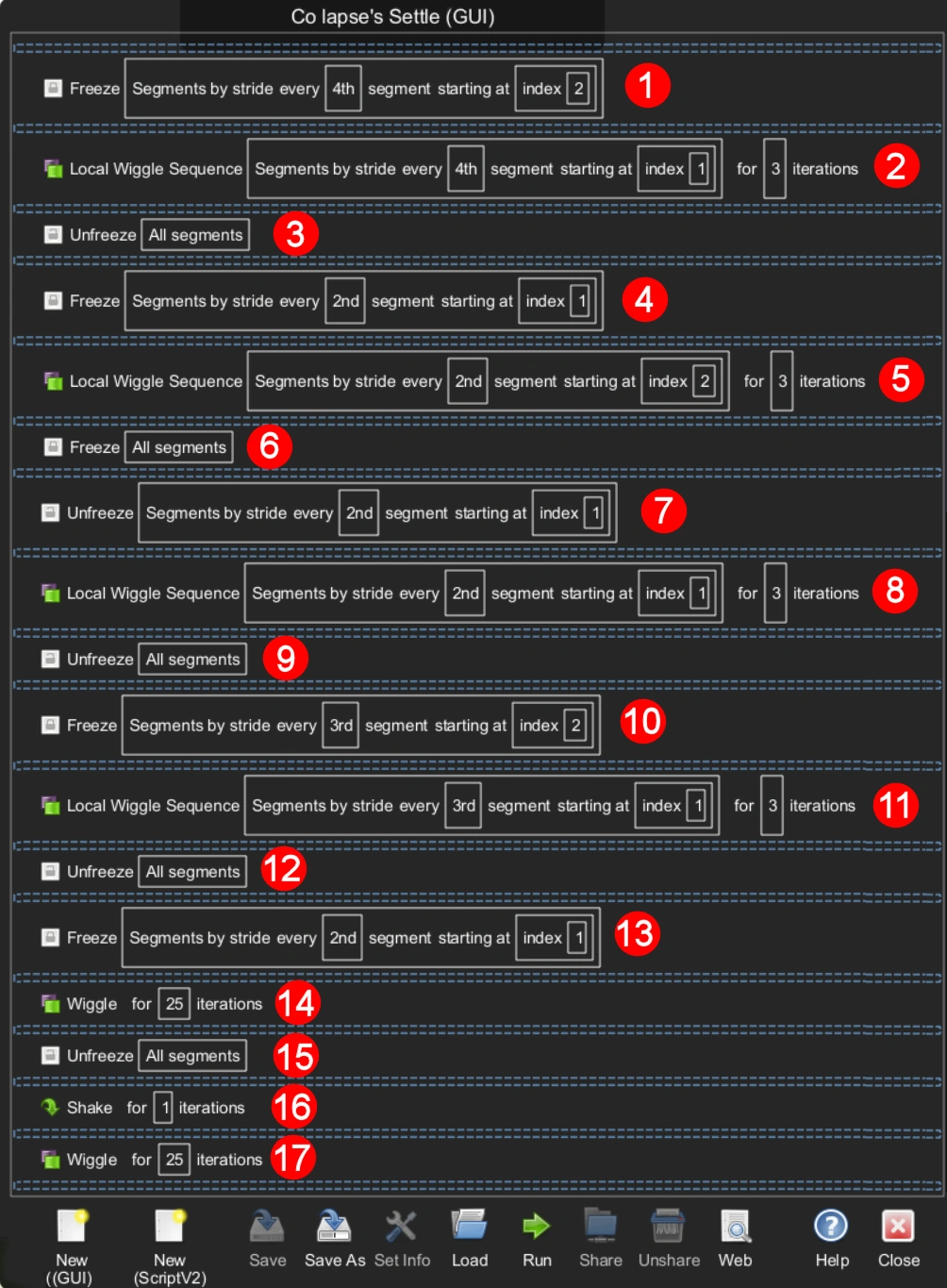 GUI to Lua - converting Co lapse's Settle | Foldit Wiki | Fandom
