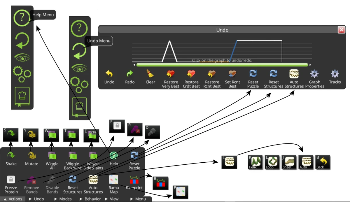New interface actions menu | Foldit Wiki | Fandom