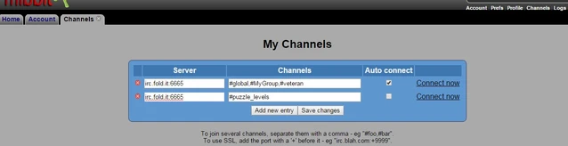 IRC Set up - MIBBIT ( web based IRC) | Foldit Wiki | Fandom