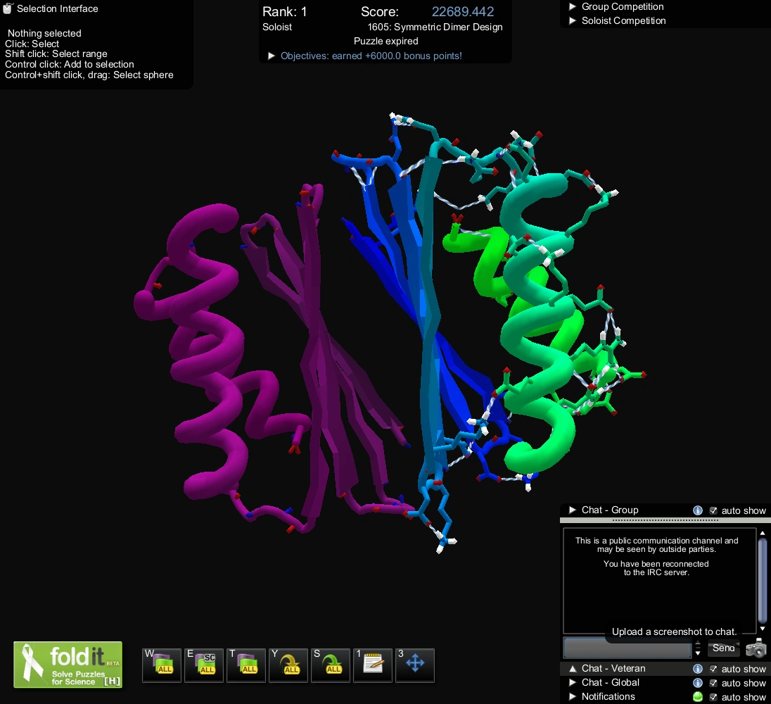 Puzzle 1605 | Foldit Wiki | Fandom