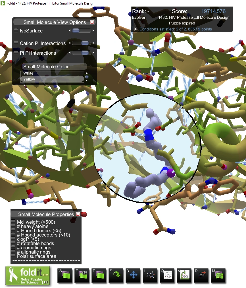 Small molecule design puzzle | Foldit Wiki | Fandom
