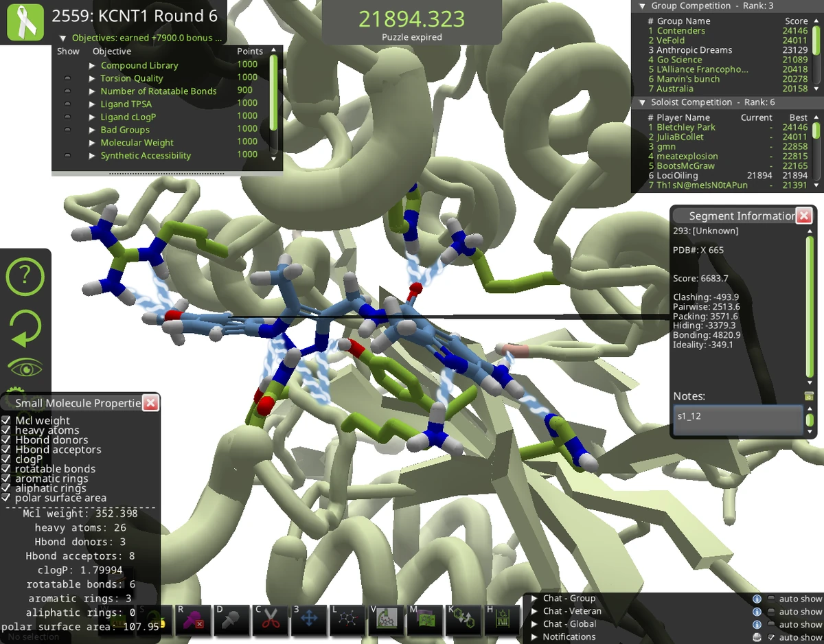 Puzzle 2559 | Foldit Wiki | Fandom