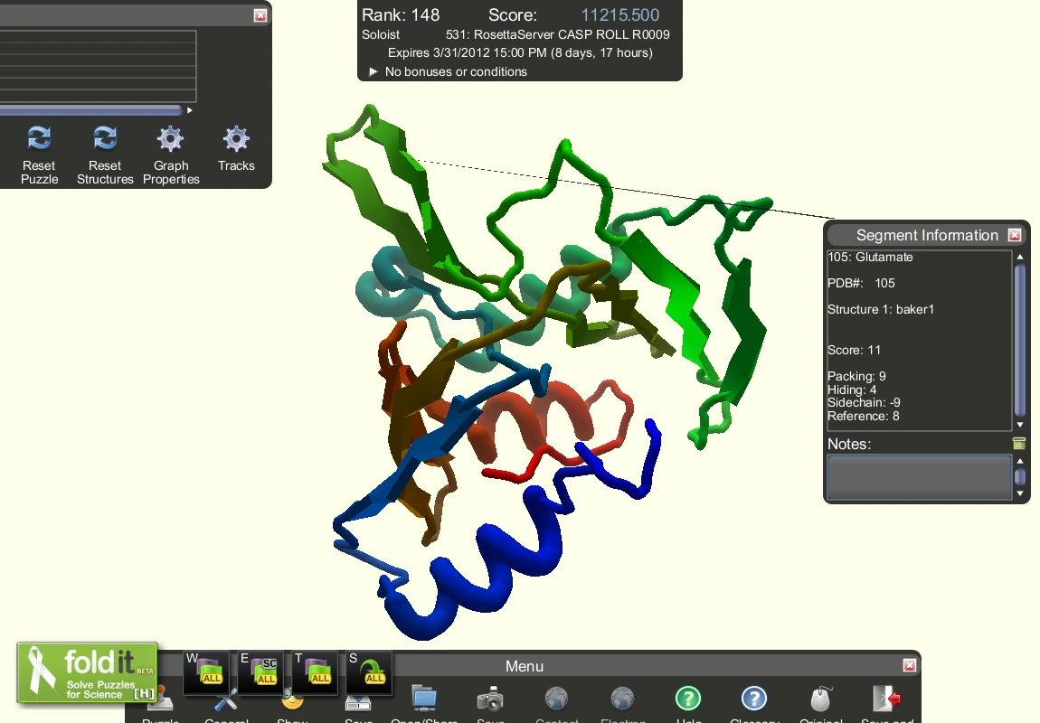 Puzzle 531 | Foldit Wiki | Fandom