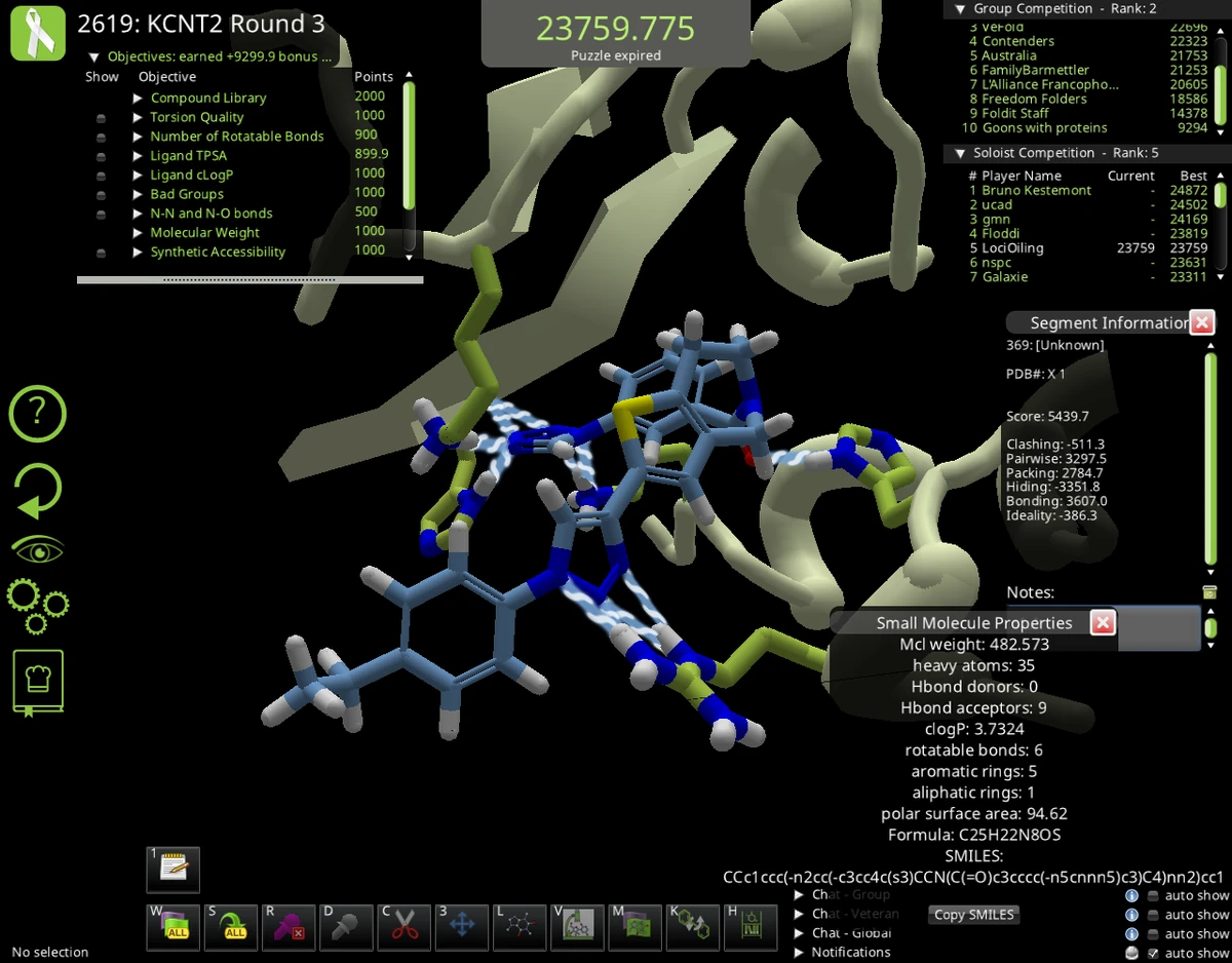 Puzzle 2619 | Foldit Wiki | Fandom