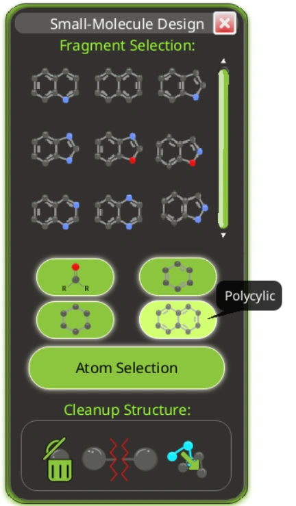 Small molecule design/Polycyclic | Foldit Wiki | Fandom