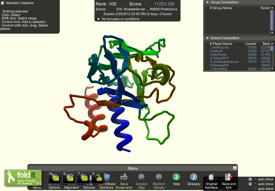 Puzzle 516 | Foldit Wiki | Fandom