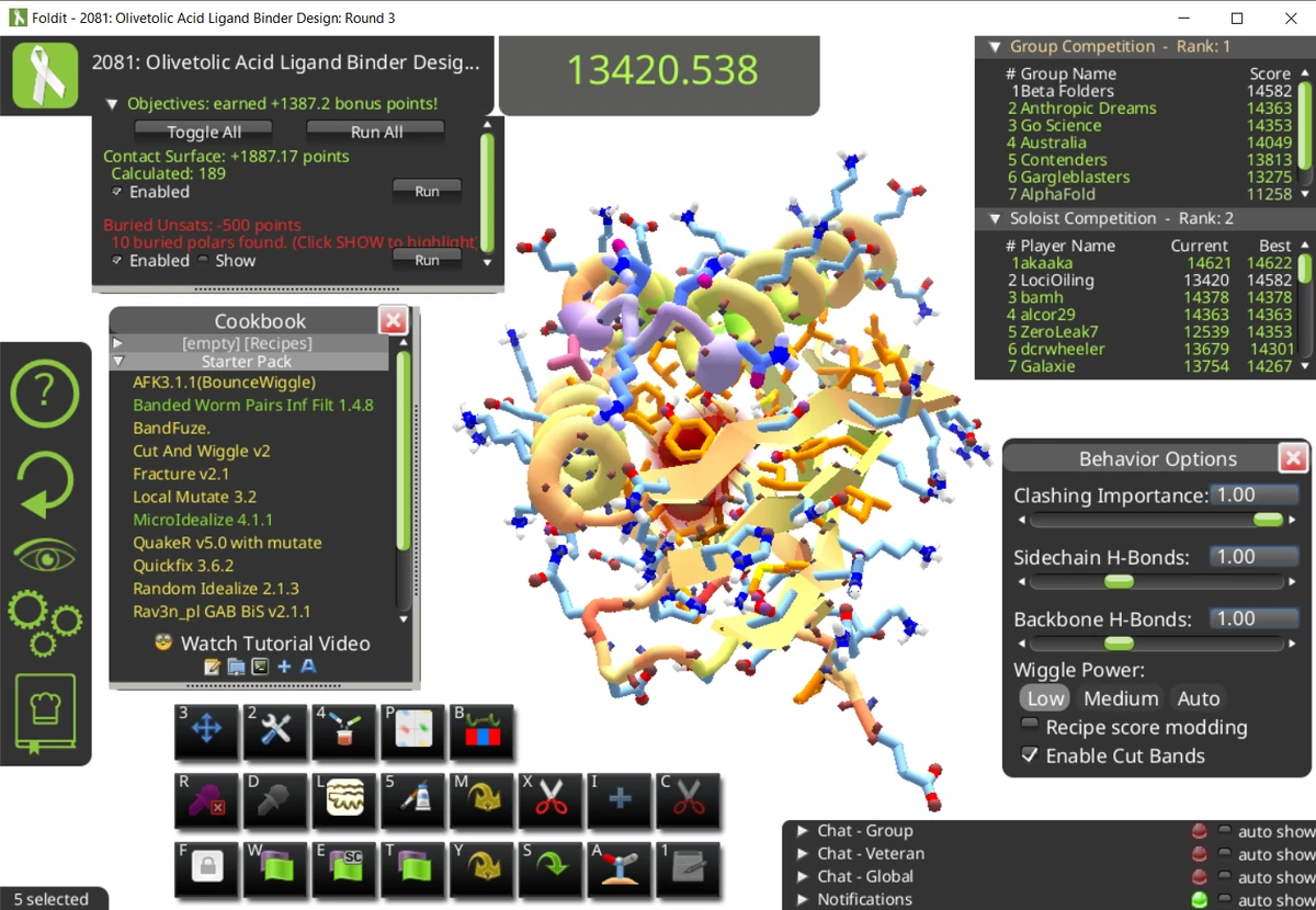 Foldit user interface/Foldit user interface | Foldit Wiki | Fandom