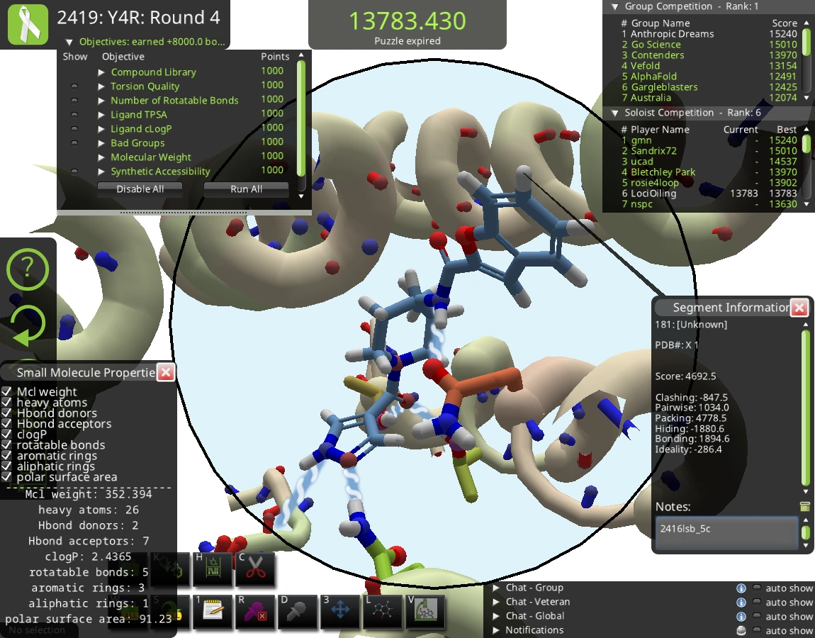 Puzzle 2419 | Foldit Wiki | Fandom