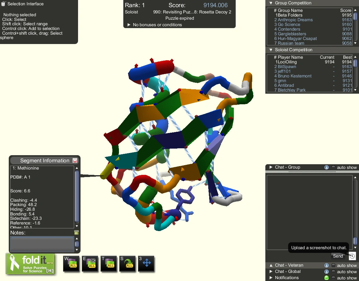 Puzzle 990 | Foldit Wiki | Fandom