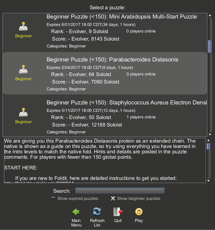 Beginner puzzle | Foldit Wiki | Fandom Beginner puzzle | Foldit Wiki | Fandom