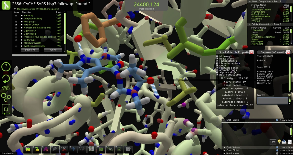 Puzzle 2386 | Foldit Wiki | Fandom