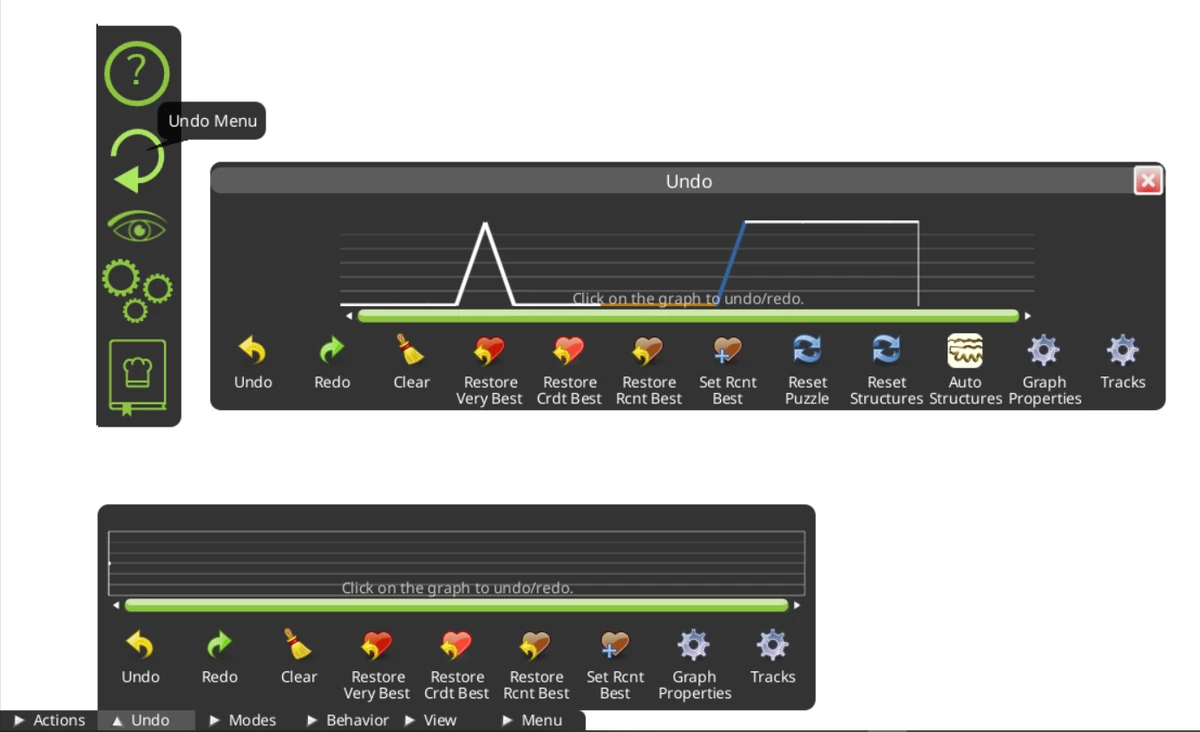 New interface undo menu | Foldit Wiki | Fandom