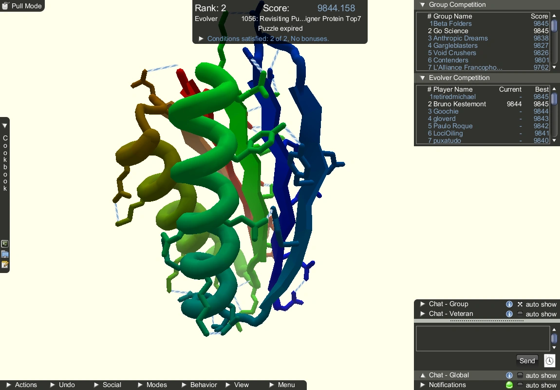 Revisiting puzzle/61: Designer Protein Top7 | Foldit Wiki | Fandom