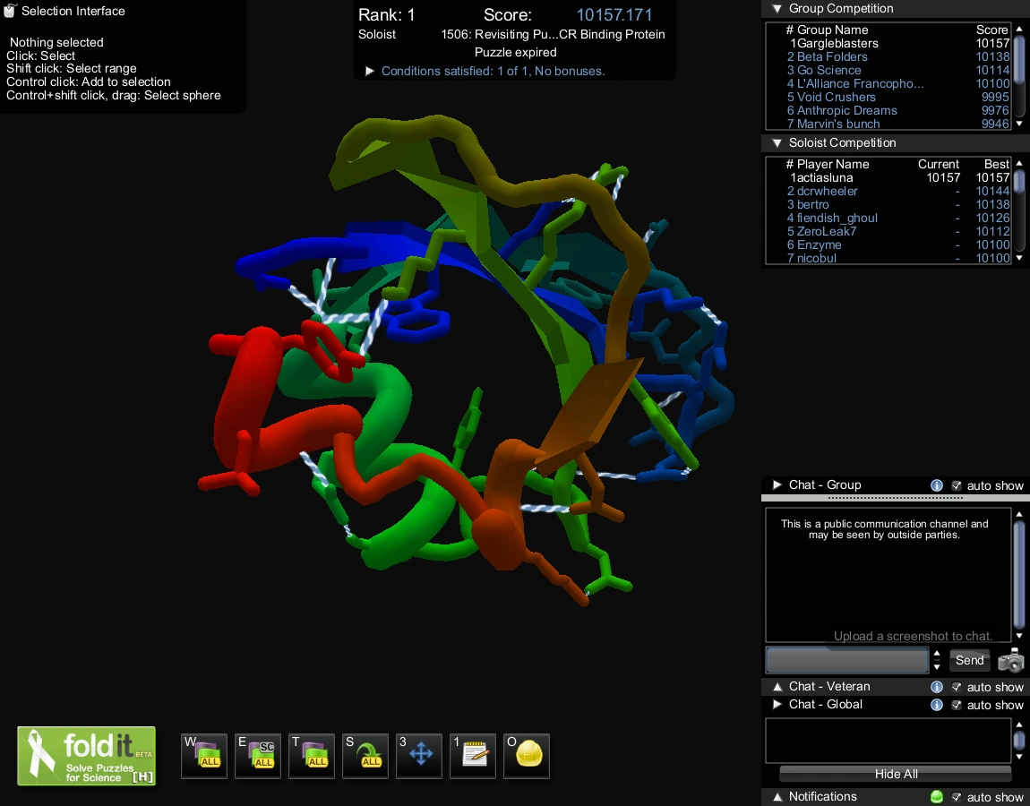 Puzzle 1506 | Foldit Wiki | Fandom