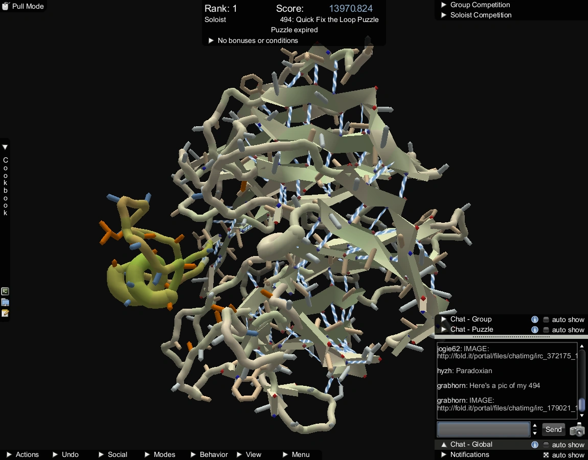 Puzzle 494 | Foldit Wiki | Fandom