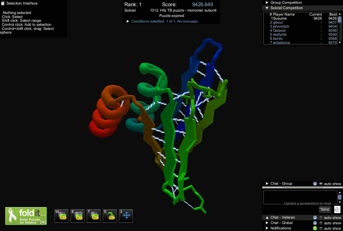 Puzzle 1312 | Foldit Wiki | Fandom