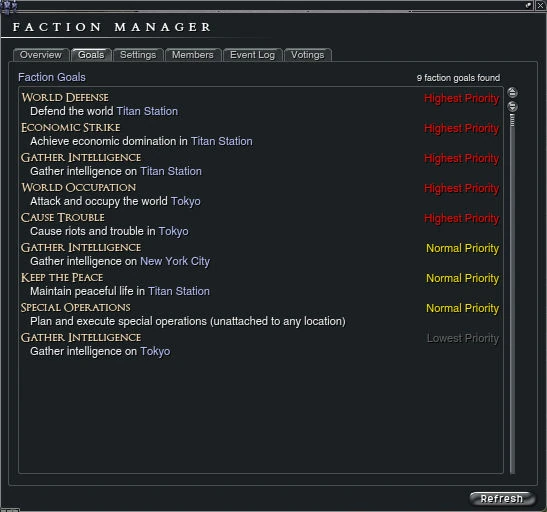 Faction Manager | Face of Mankind | Fandom