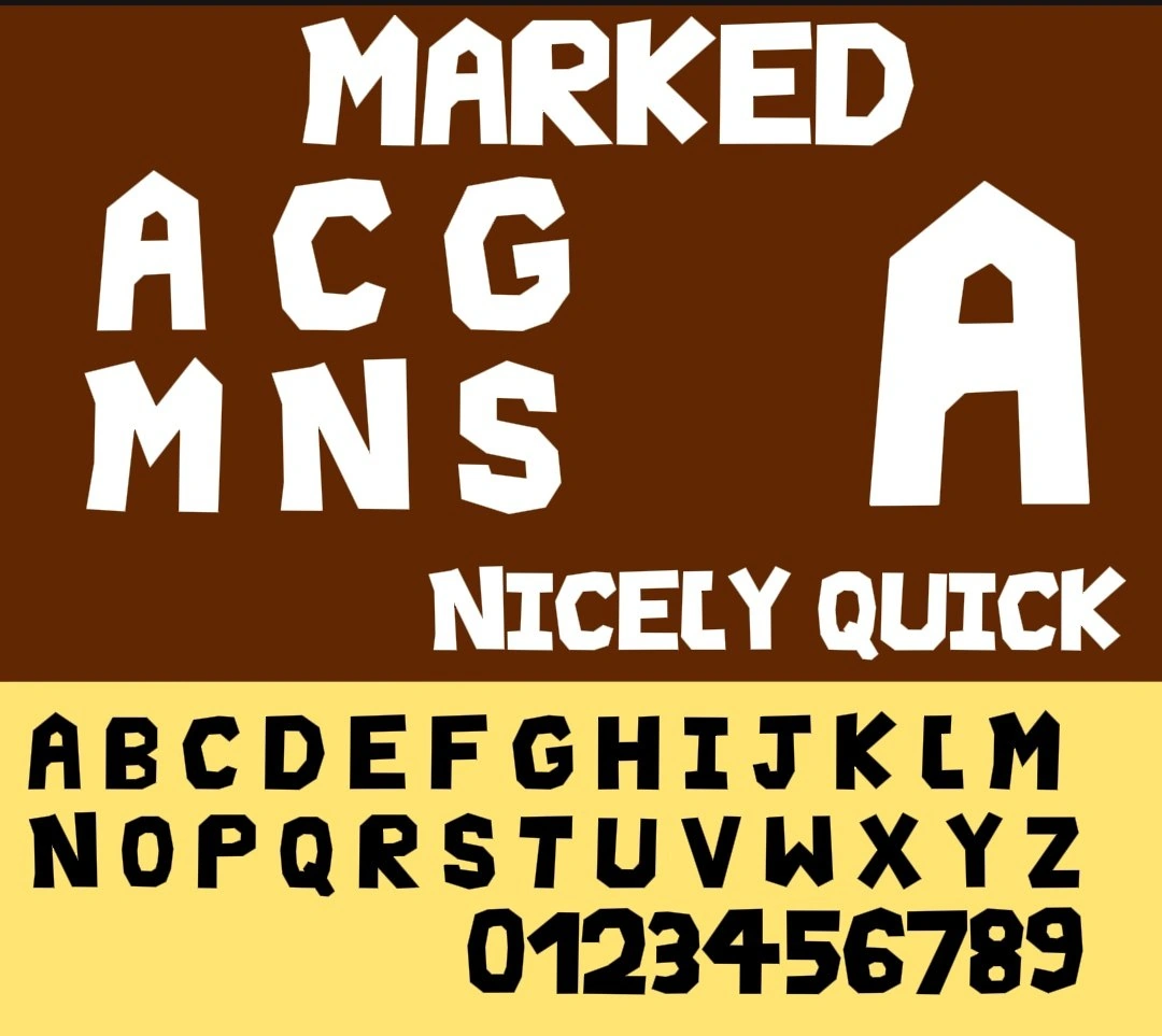 Marked | Fonts Wiki | Fandom