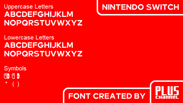 Nintendo Switch | Font Wiki | Fandom
