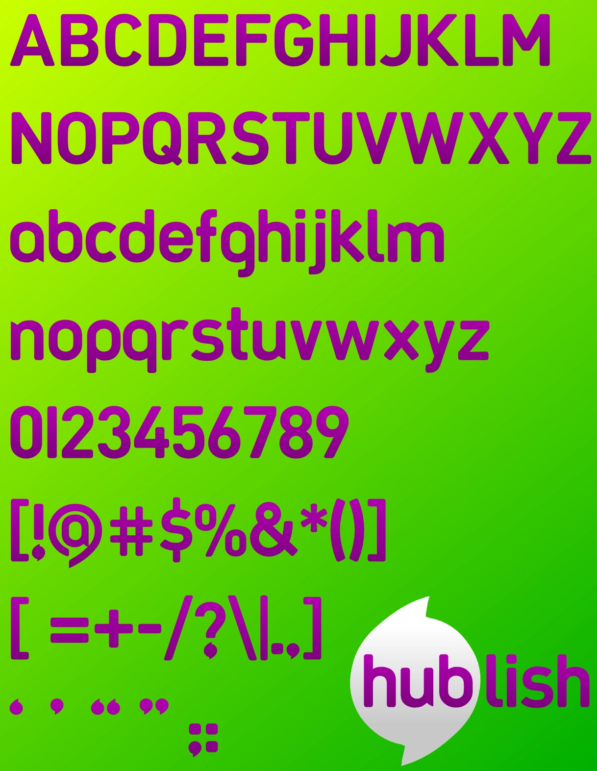 Hublish | Font Wiki | Fandom