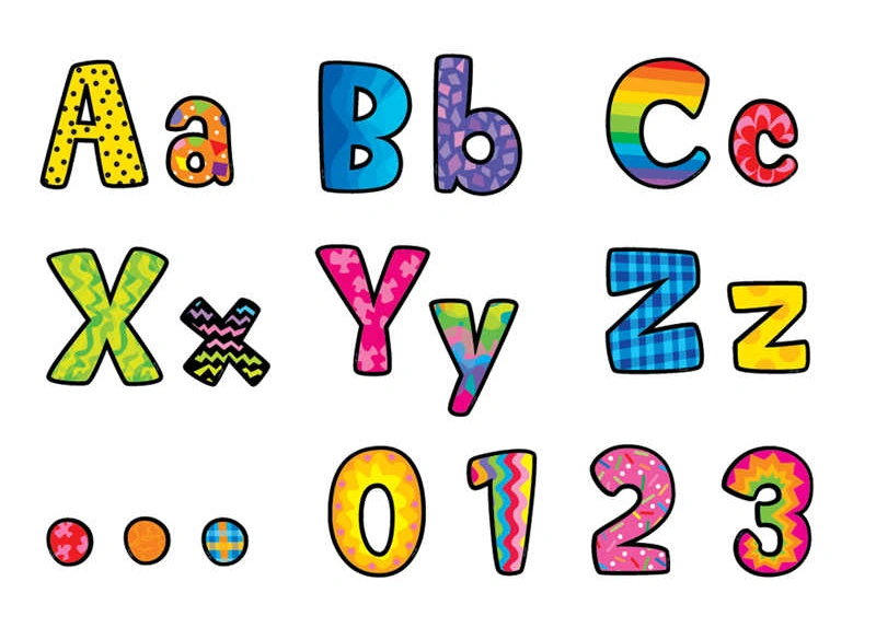 Poppin' Patterns Custom Lettering | Font Wiki | Fandom