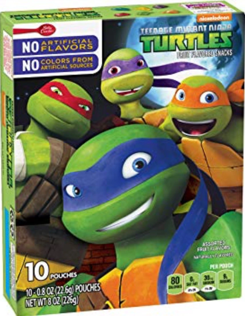 Teenage Mutant Ninja Turtles (Fruit Snacks;2012) | Food, Furniture ...