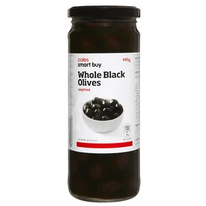 Coles Smart Buy Black Olives 445g | Food Origins Databse Wiki | Fandom