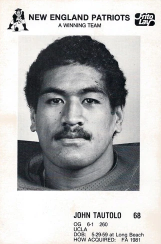John Tautolo | American Football Database | Fandom