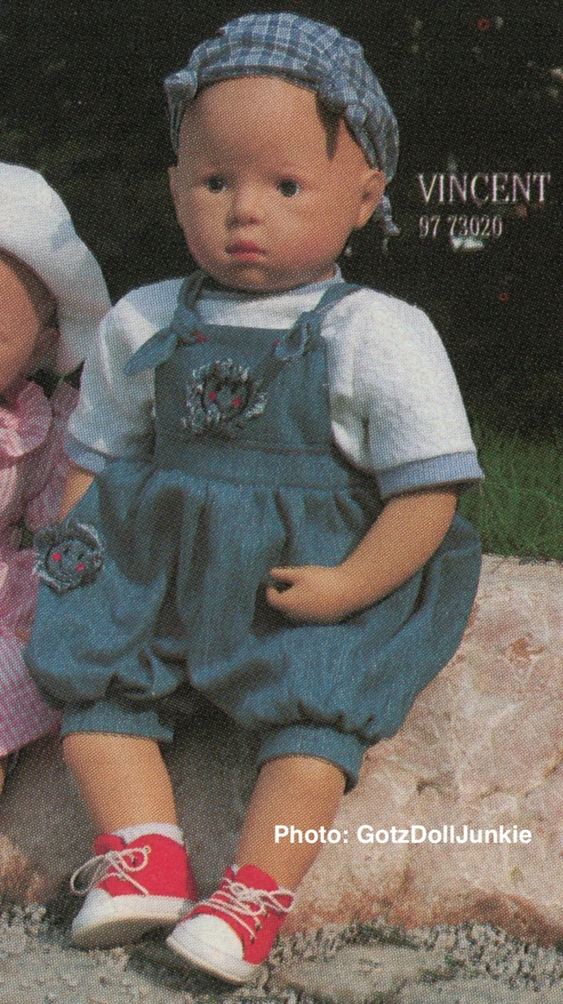 1997 VINCENT - Gotz Artist Baby Doll Designed by SYLVIA NATTERER - 97 ...