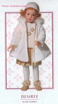 2002 DESIREE - Gotz Artist Doll Designed by JOKE GROBBEN - 02 11308 ...