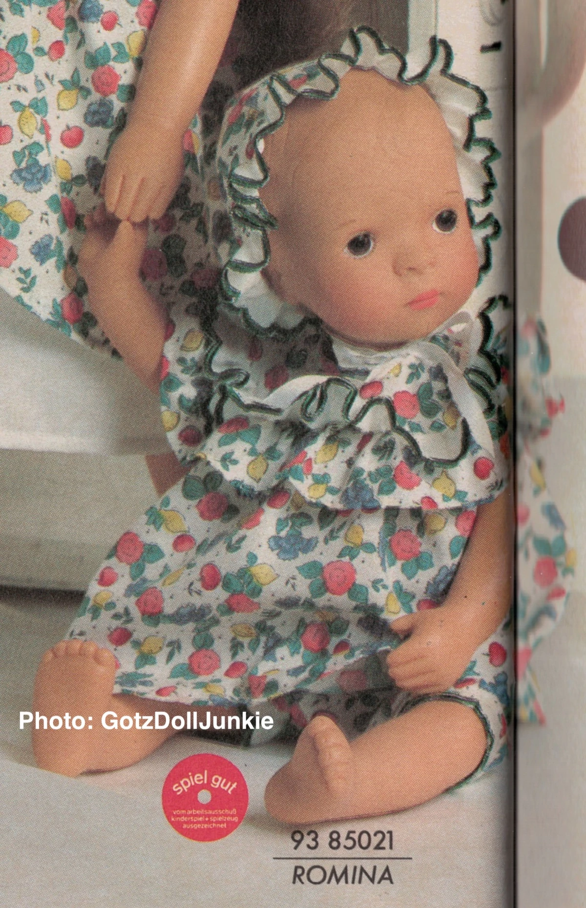 1993 ROMINA - Gotz Artist Baby Doll Designed by SYLVIA NATTERER - 93 ...