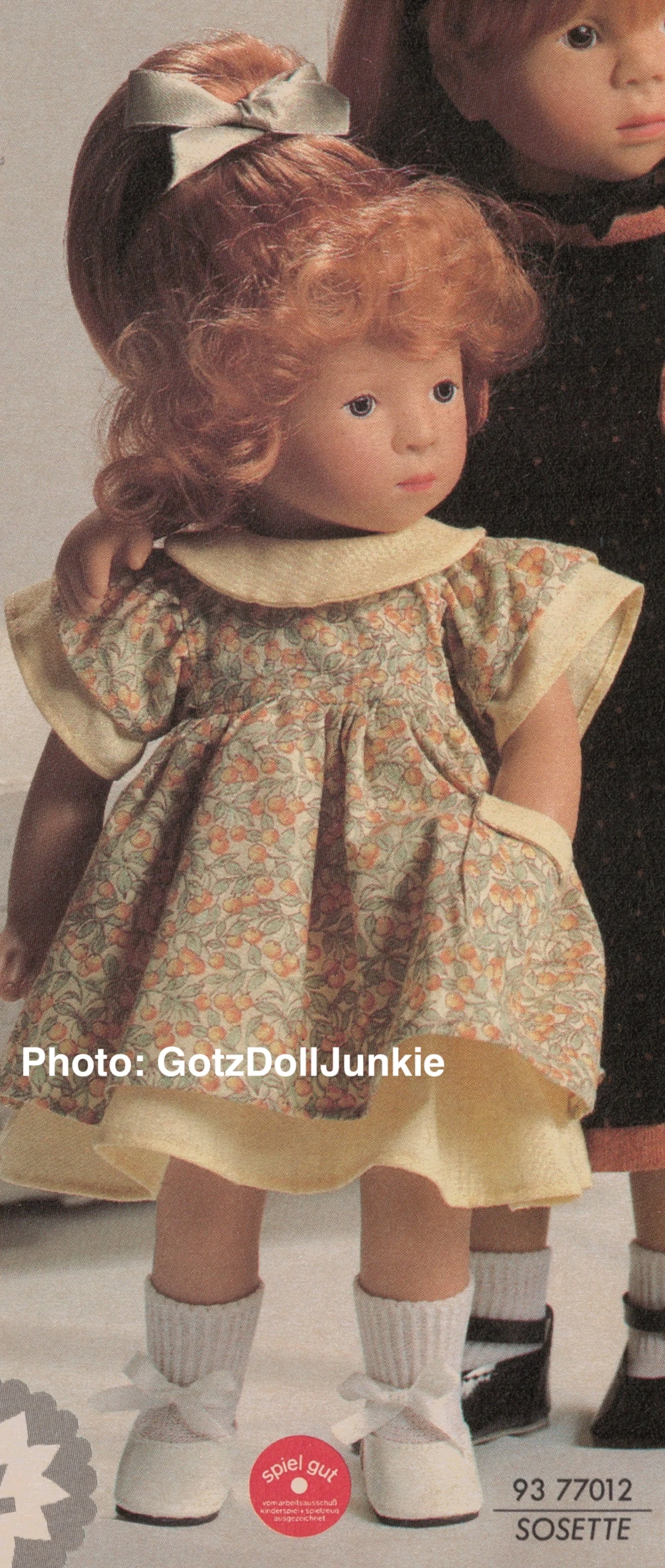 1993 SOSETTE - Gotz Artist Doll Designed by SYLVIA NATTERER - 93 77012 ...