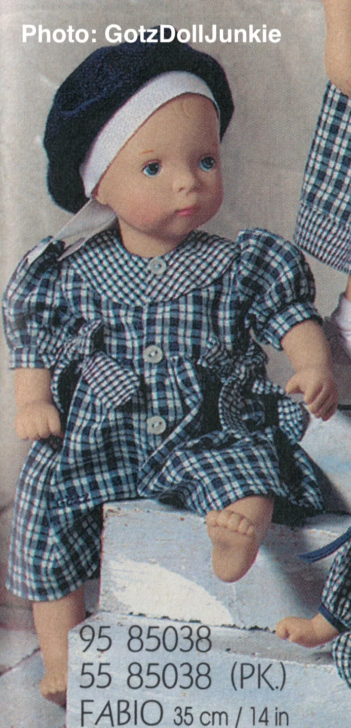 1995 FABIO - Gotz Artist Baby Doll Designed by SYLVIA NATTERER - 95 ...
