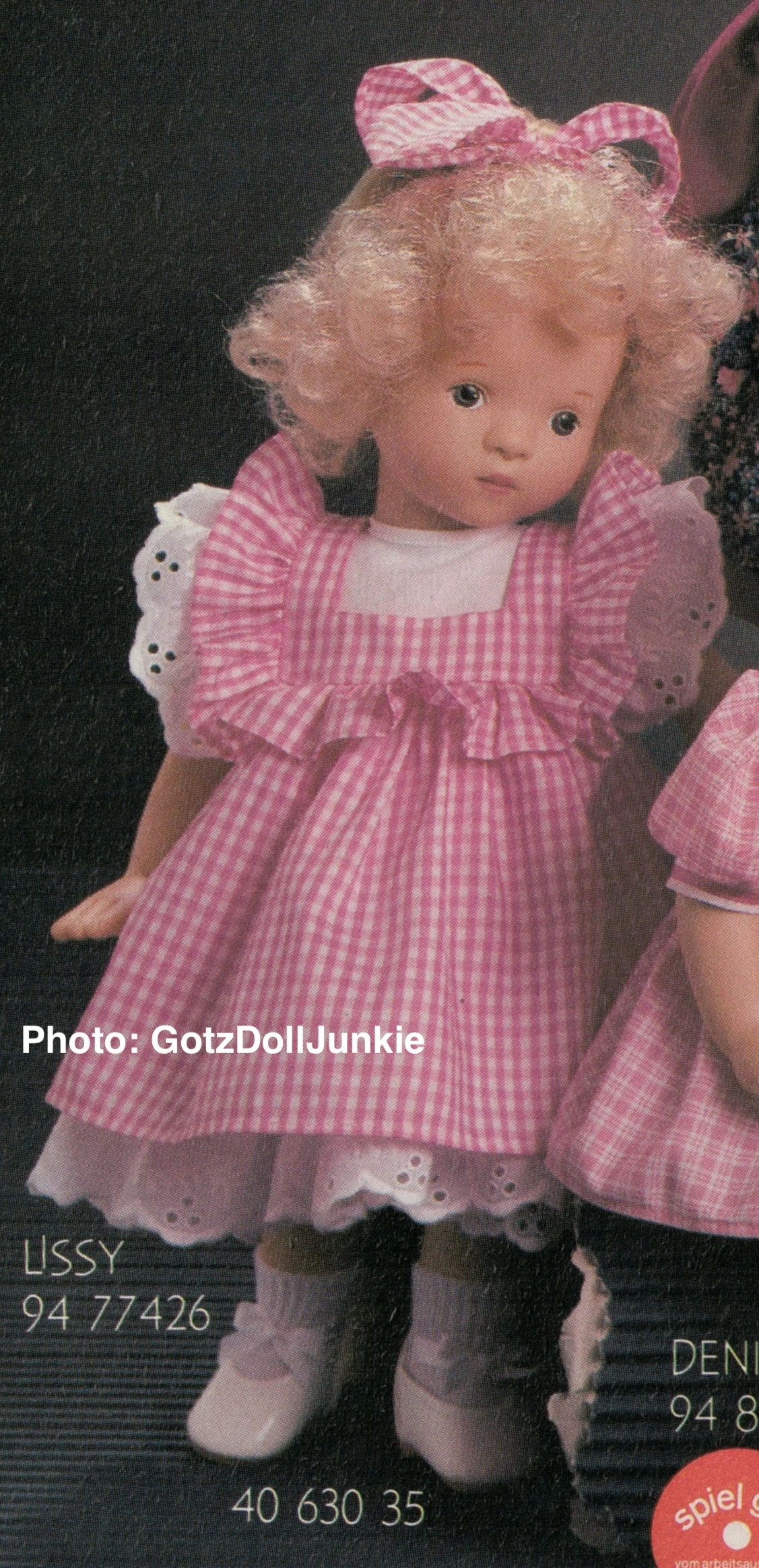 1994 LISSY - Gotz Artist Doll Designed by SYLVIA NATTERER - 94 77426 ...