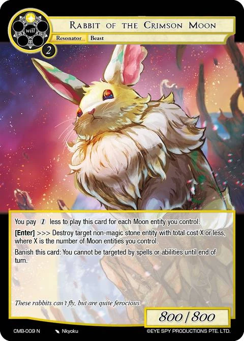 Rabbit of the Crimson Moon | Force of Will TCG Wiki | Fandom