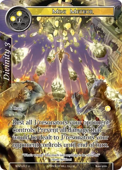 Mini Meteor | Force of Will TCG Wiki | Fandom