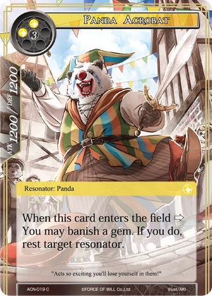 Panda Acrobat | Force of Will TCG Wiki | Fandom