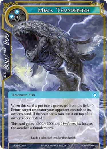 Mega Thunderfish | Force of Will TCG Wiki | Fandom