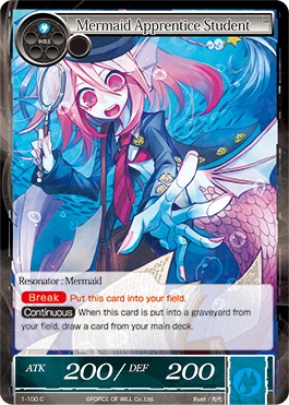 Mermaid Apprentice Student | Force of Will TCG Wiki | Fandom
