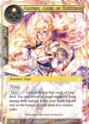 Aratron, Angel of Knowledge | Force of Will TCG Wiki | Fandom