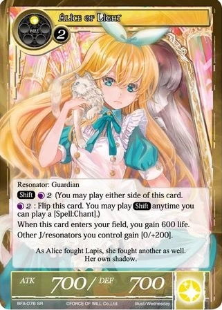Alice of Light | Force of Will TCG Wiki | Fandom