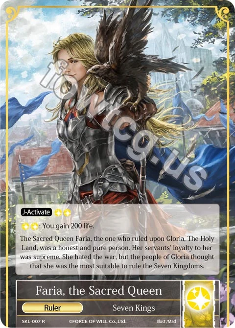 Faria, the Sacred Queen | Force of Will TCG Wiki | Fandom