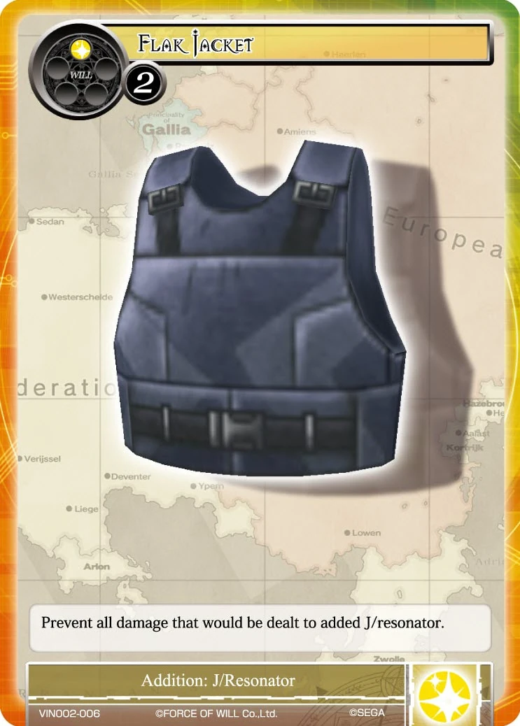 Flak Jacket | Force of Will TCG Wiki | Fandom