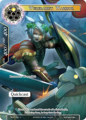 Wererabbit Warrior | Force of Will TCG Wiki | Fandom